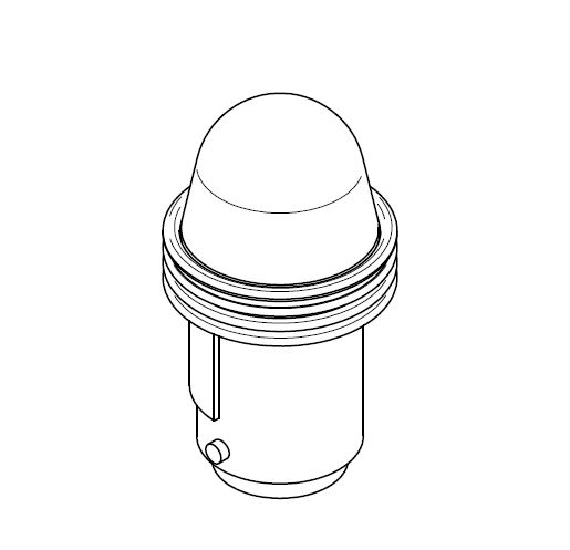 Model 381, LED Bayonet Indicator Lights - Matrix Railway Corporation®