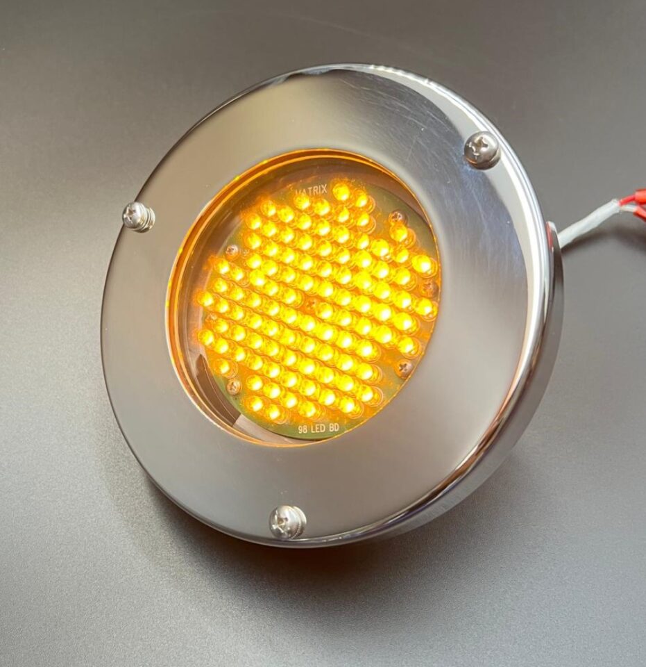 Model 333, LED-98, Yellow Marker Light - Matrix Railway Corporation®